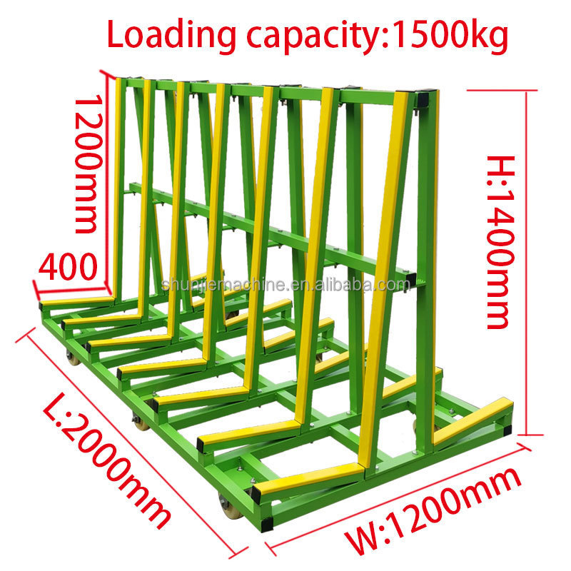 3300lb glass a frame rack granite transport racks trolley with wheels ...