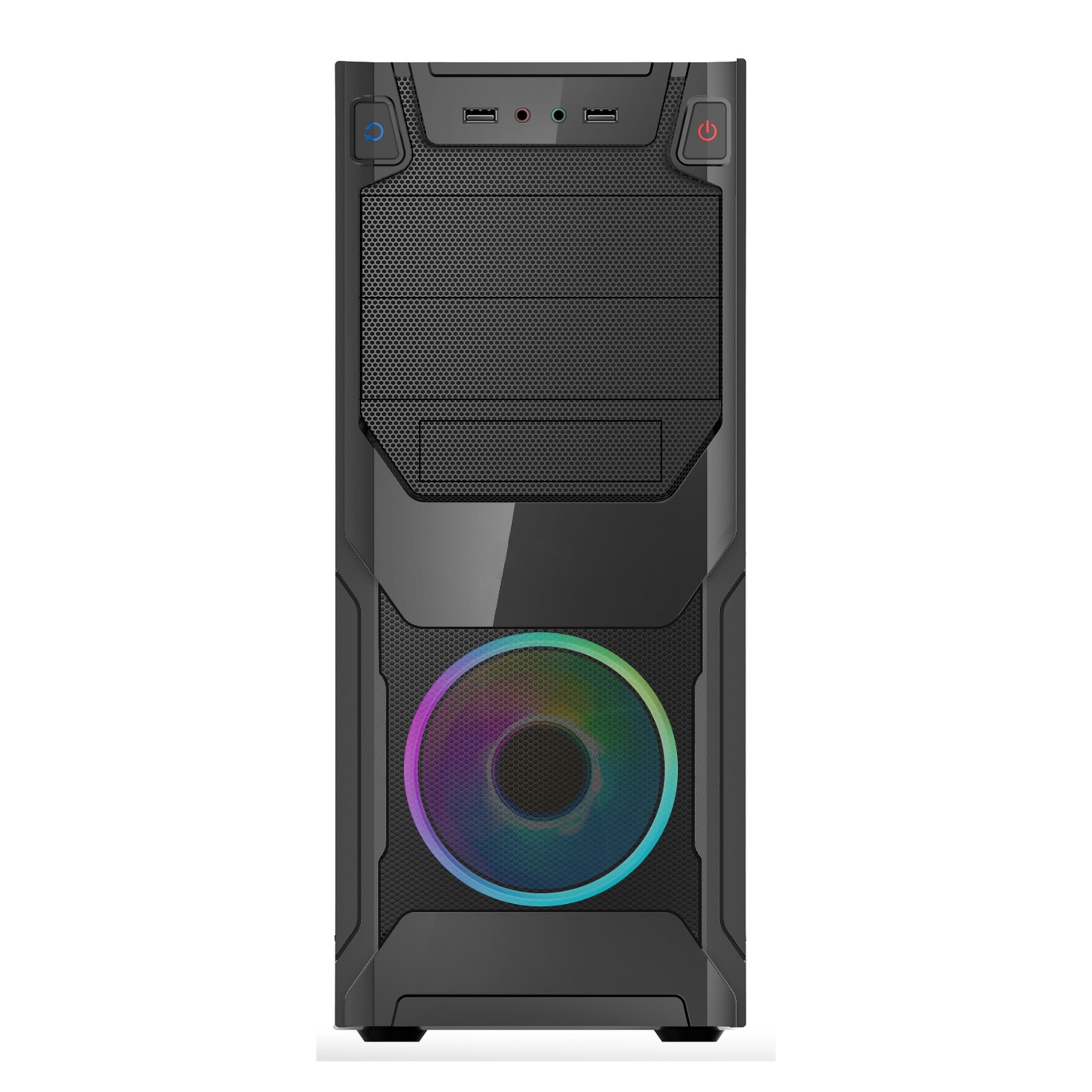 OEM New Color Design Desktop Metal Front Panel Computer Chassis Full ...