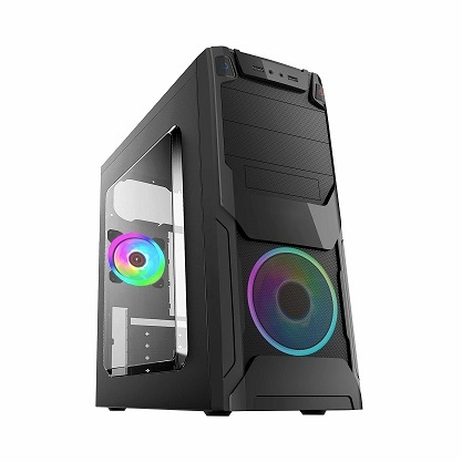 OEM New Color Design Desktop Metal Front Panel Computer Chassis Full ...