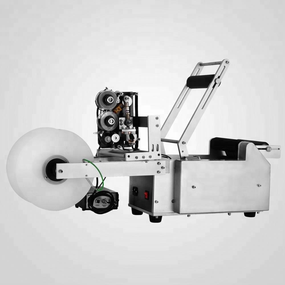 LT-50D Automatic Round Bottle Labeling Machine With Date Code Printer ...