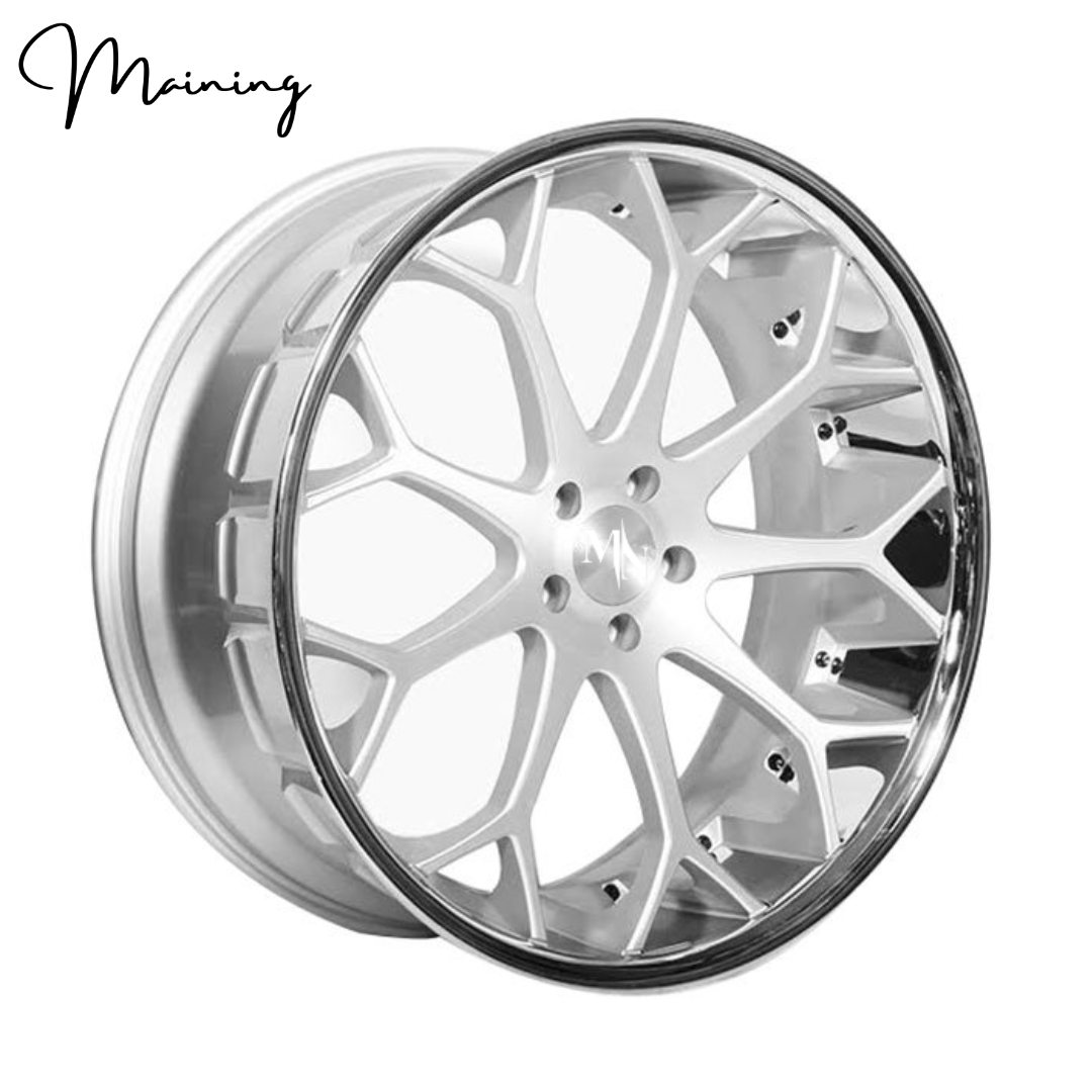 Support Customization 20 Inch Chrome Spoke Rims White Deep Face 20 Inch ...
