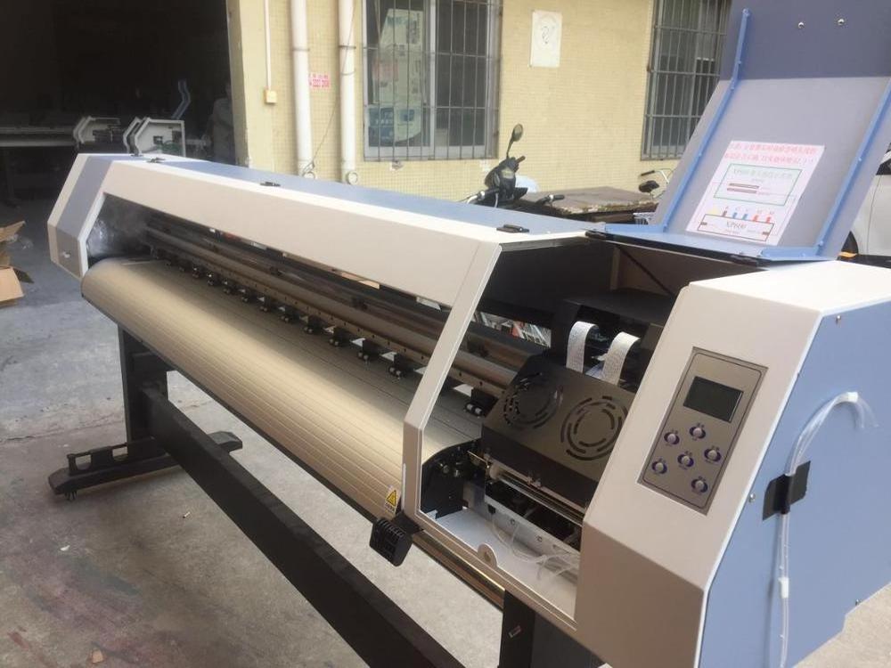 Double heads XP600/DX5/DX7 eco solvent printer tarpaulin printing ...