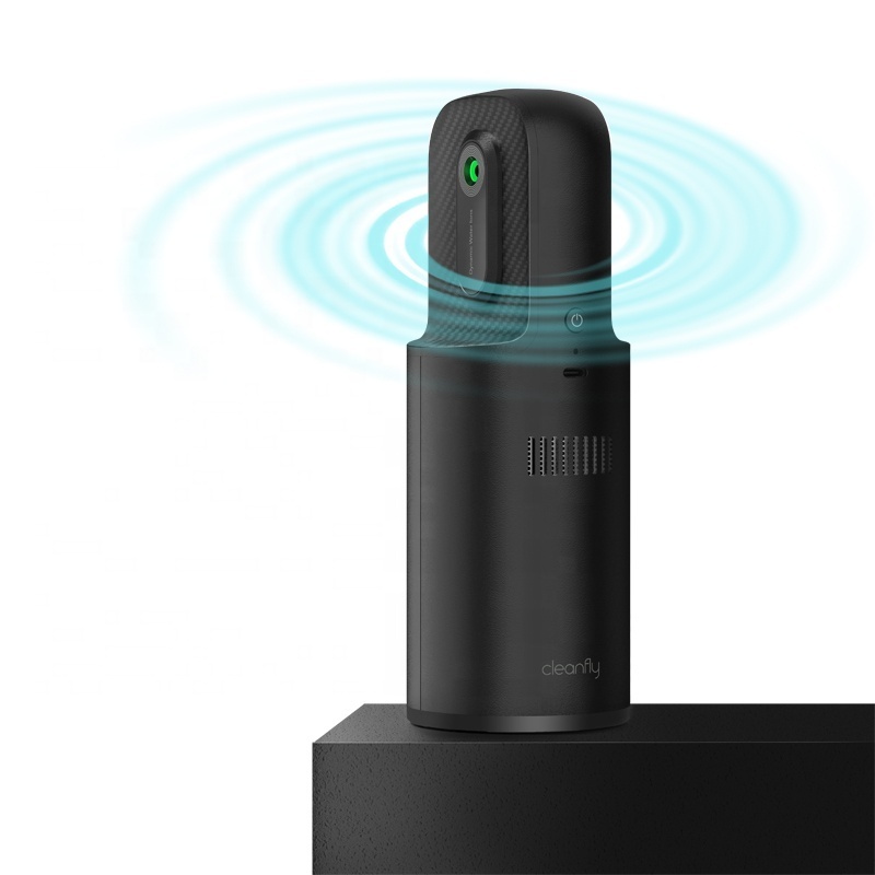 Portable Mini Air Purifier USB Installed HEPA Filter Electric Water Ion ...