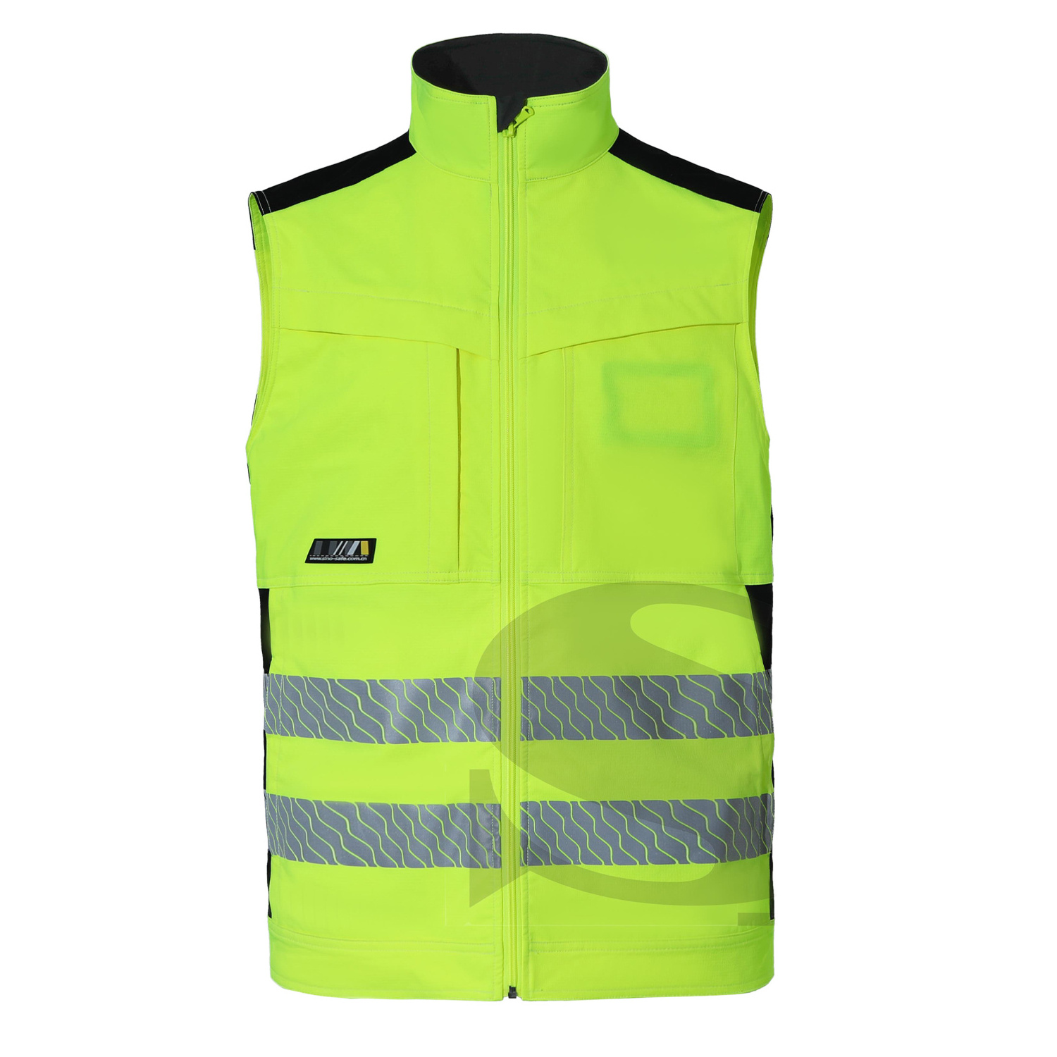 High Visibility Reversible Insulated Safety Vest with ANSI Compliant ...