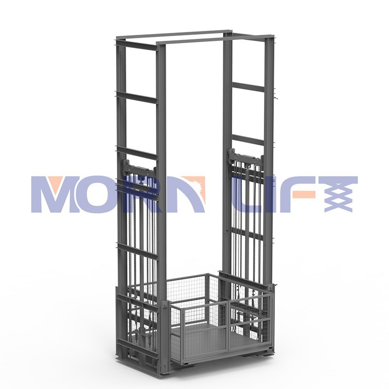 MORN 1000kg 2000kg 3000kg 5000kg hydraulic warehouse guide rail cargo ...