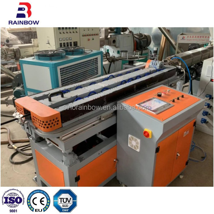 PVC PP PE Flexible Corrugated Pipe Making Machine Single Wall Electric ...