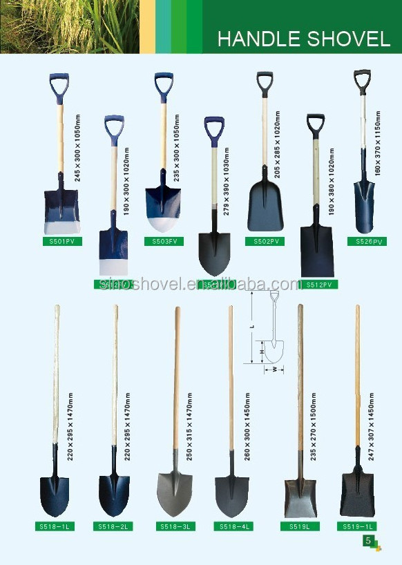 Names agricultural tools steel gardening shovel spade BestSuppliers
