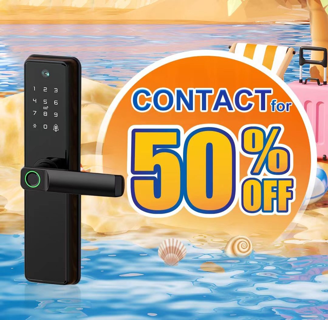 Cheap Price Smart Door Lock WIFI Tuya Ttlock APP Remote Control ...