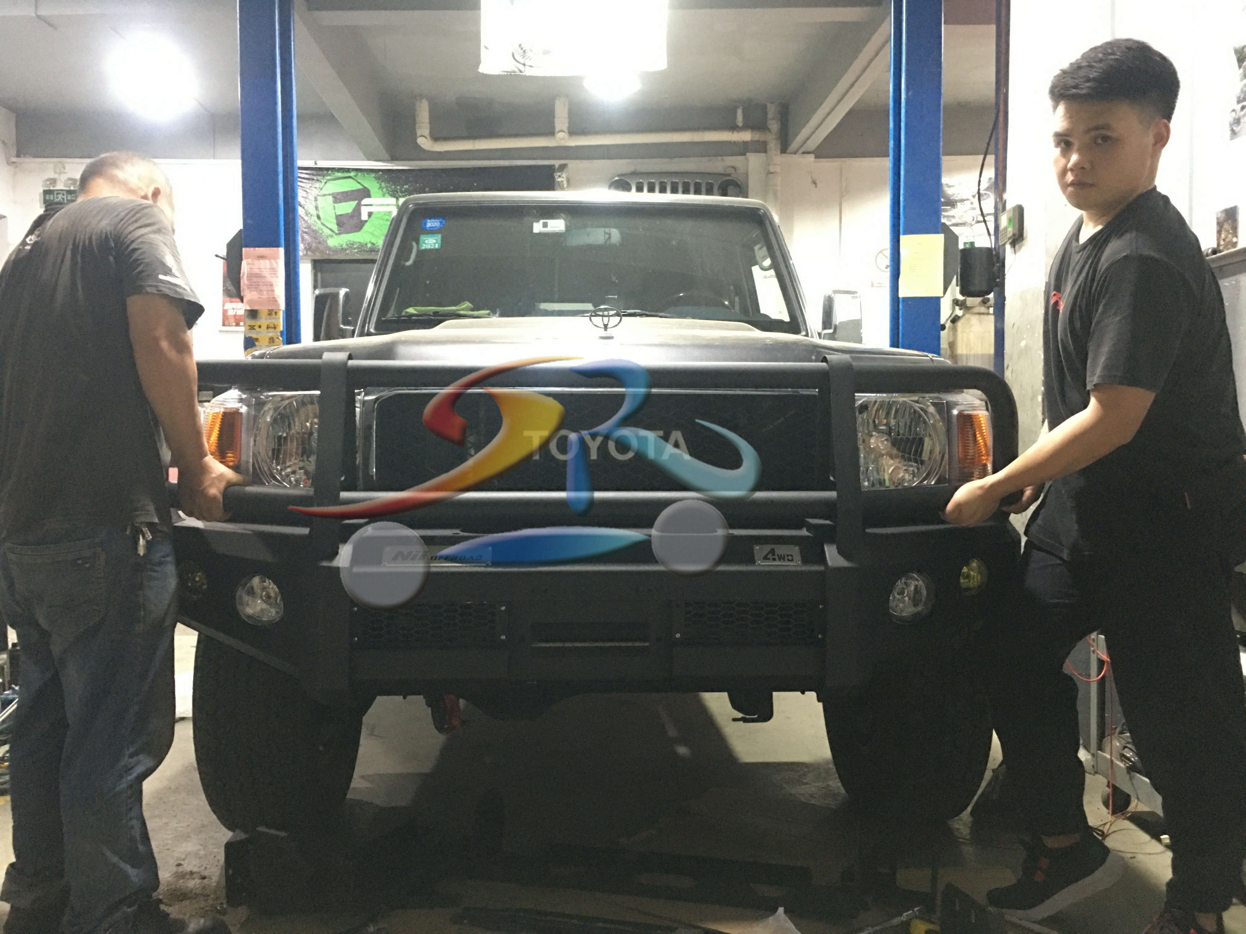 SIRU new arrivals Front Winch Bumper for Land Cruiser 75 fj 79 trucks ...