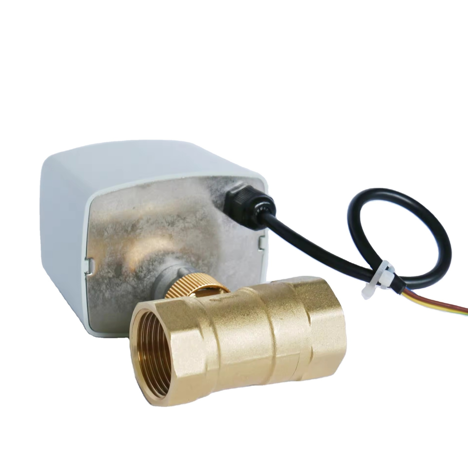 Motorized Ball Valve Two-way Control Valve DN25 High Temperature ...