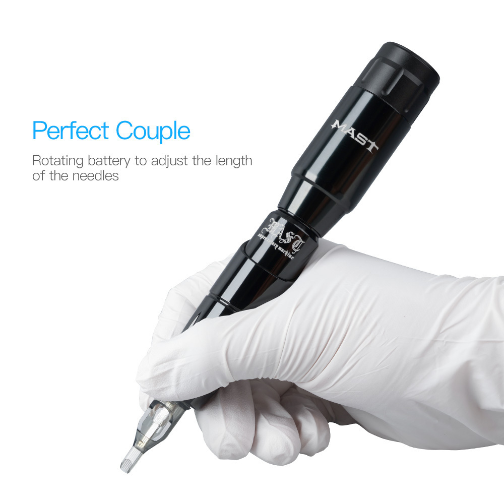 Dragonhawk New Mast Tour Wireless Tattoo Rotary Pen Machine kit with ...