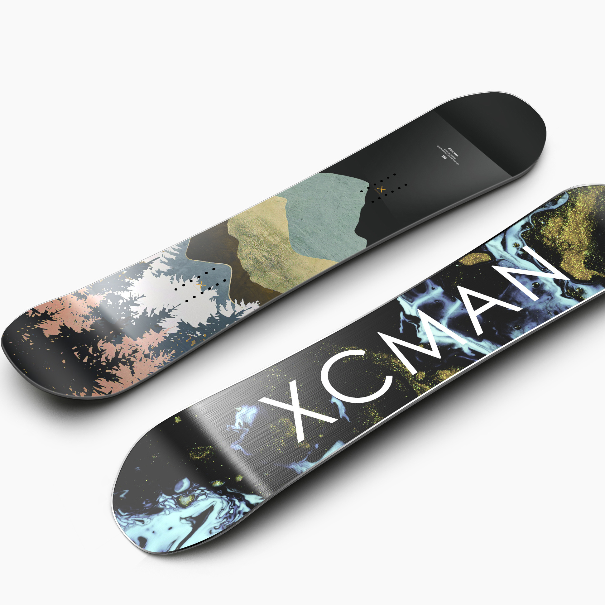 Camber Carbon Fiber Snowboard Steel Edge Wood Core Sandwich Snowboard ...