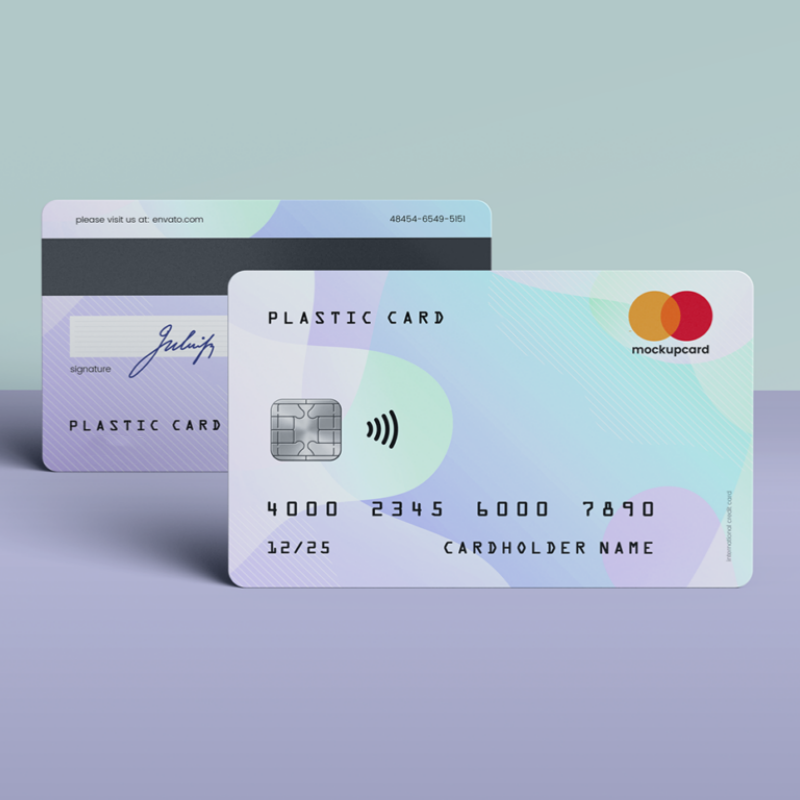 Custom Logo Gift Member PVC id Card Blank Visa Bank Credit Cards With ...