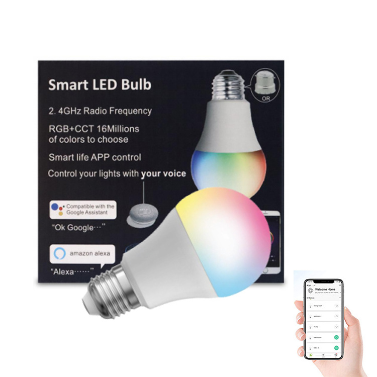 7 Watts 220V Cool White Smart WiFi Connected Color Changing LED Bulb ...