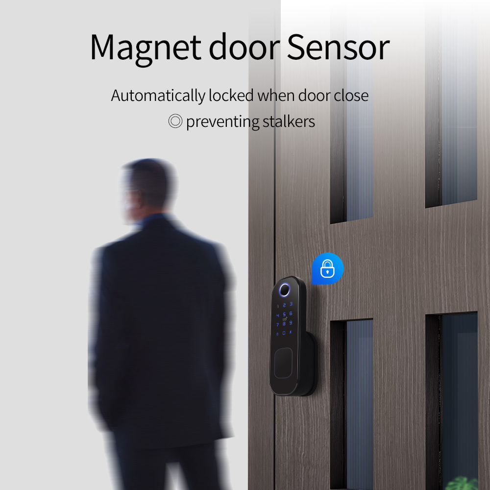 Smartek factory waterproof gate outdoor double sided fingerprint door ...