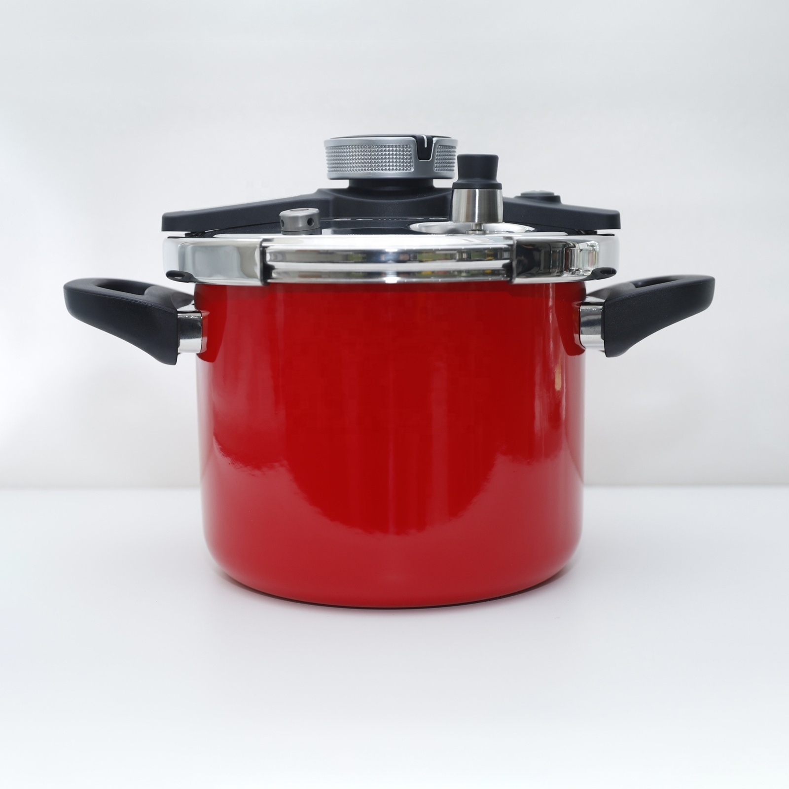 Red color enamel High-end Safe and Energy-saving commercial Stainless ...