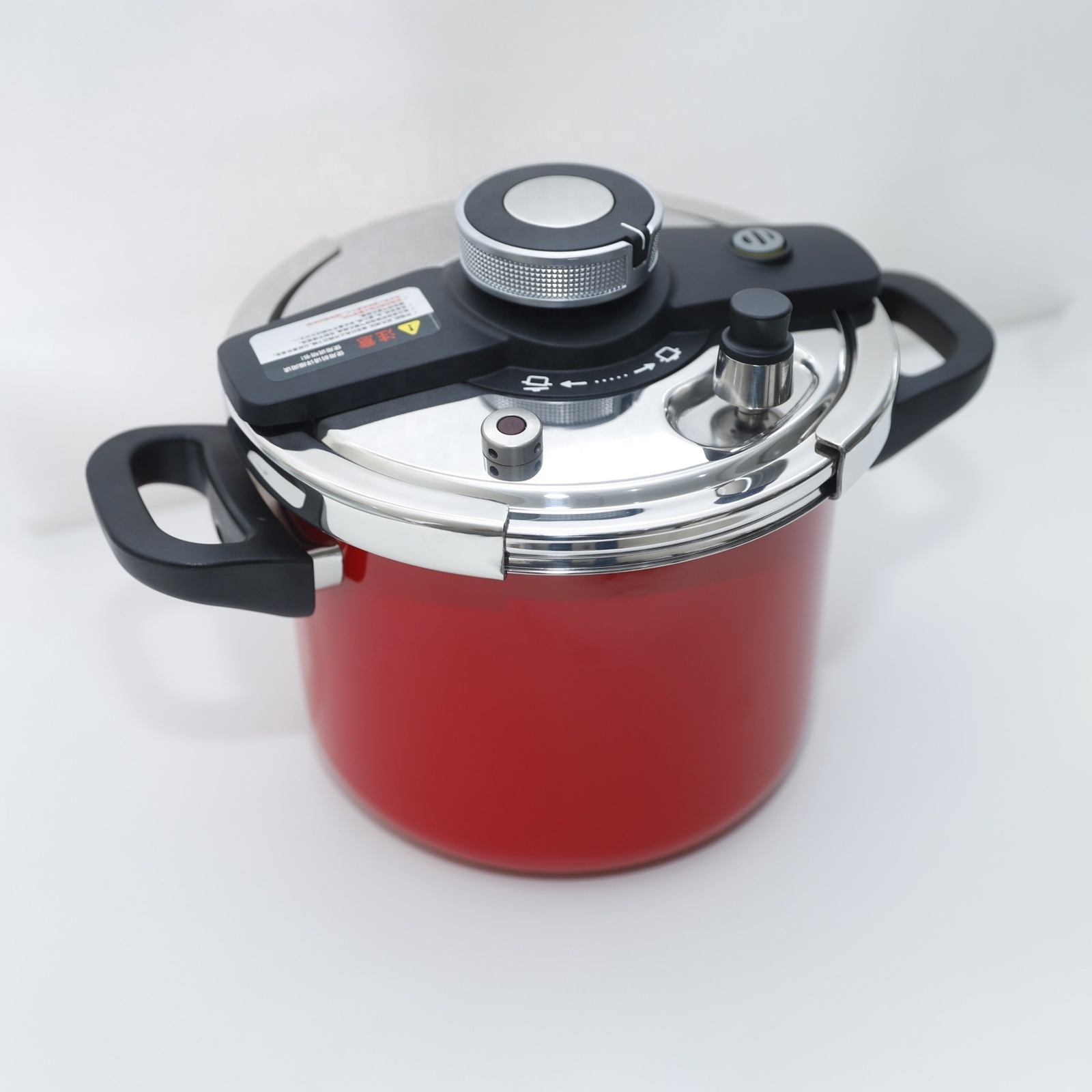 Red color enamel High-end Safe and Energy-saving commercial Stainless ...