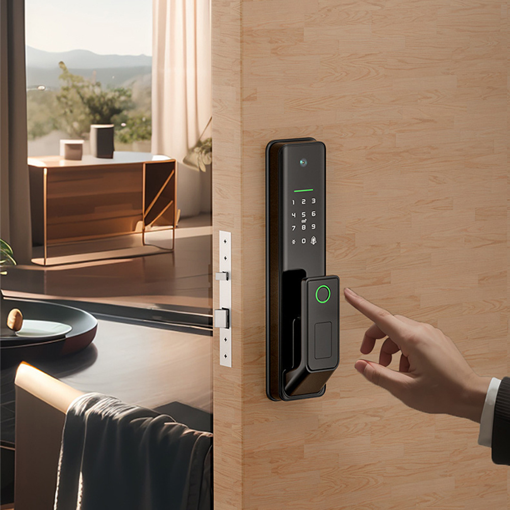 JEC Face Recognition Door Lock Fully Automatic Biometric Fingerprint ...