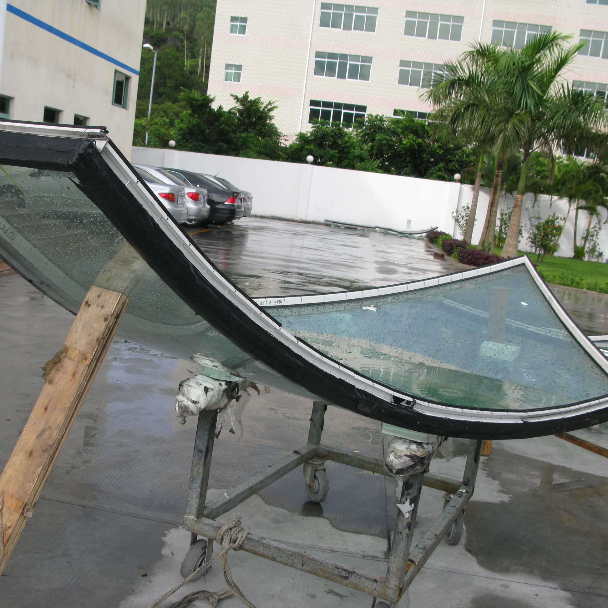 Custom Size Curved Tempered Laminated Glass Bent Double Toughened ...