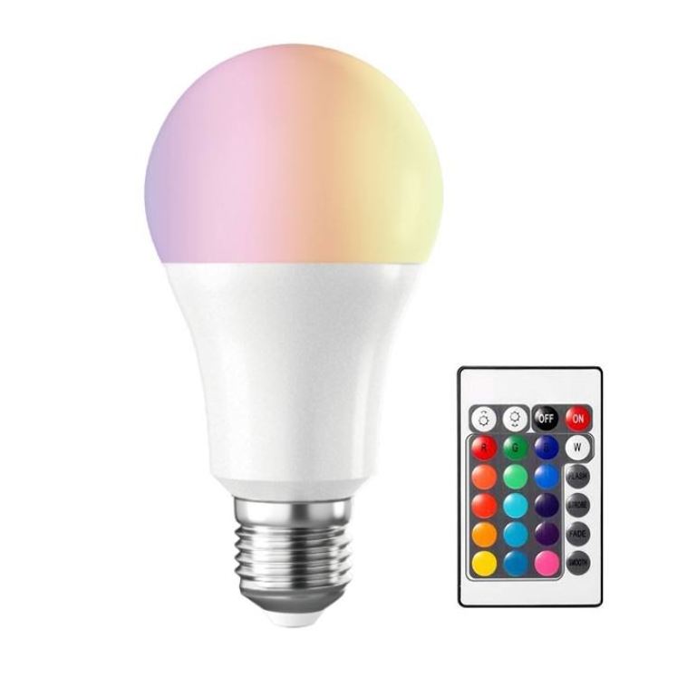 RGB LED A60 candle light bulb light color changing Alexa remote wifi ...