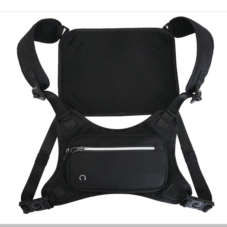 Chest Front Bag Hip Hop Streetwear Functional Waist Packs ...