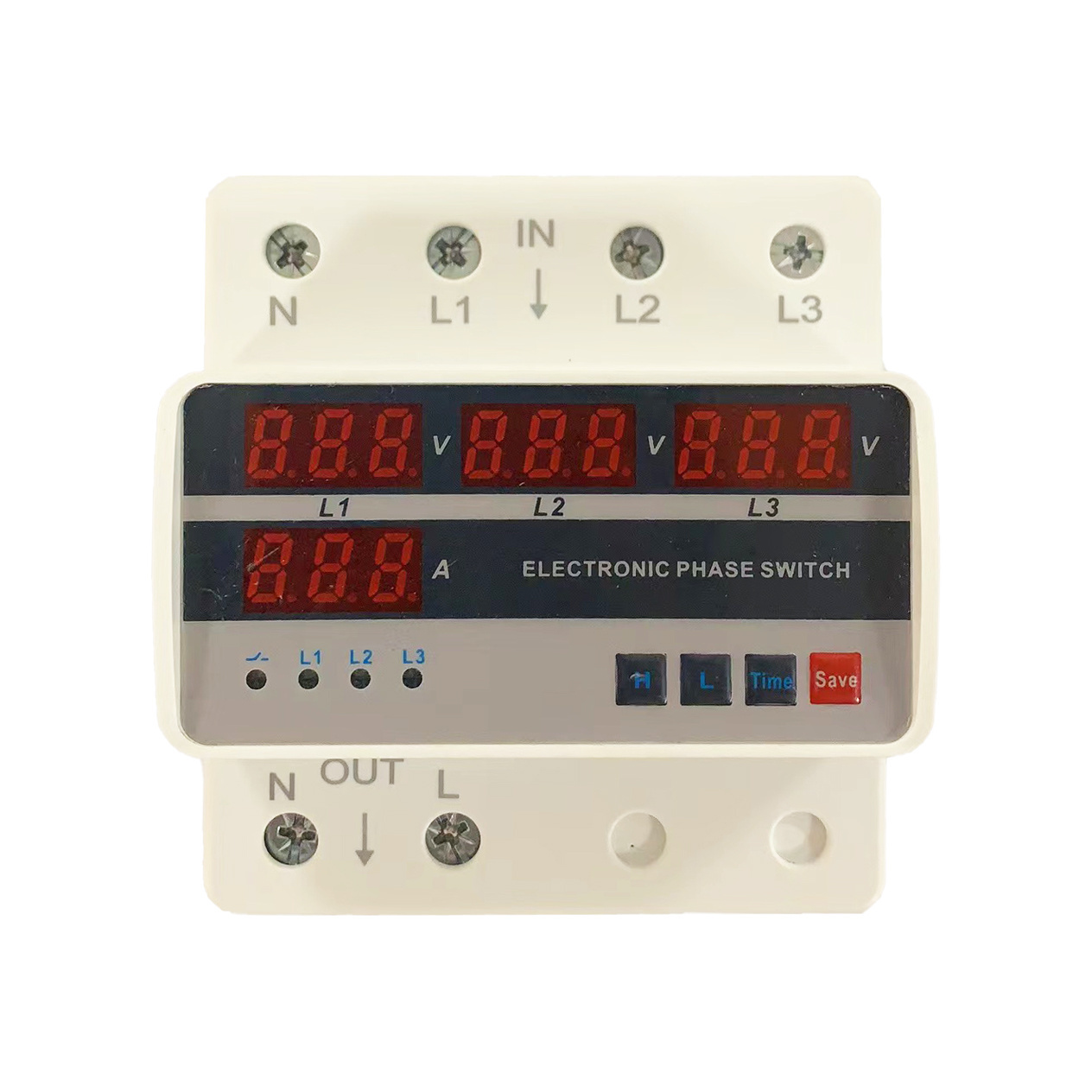 Over Under Voltage Protector Automatic Transfer Switch 3 Phase 100A ...