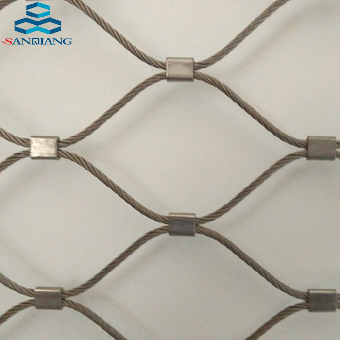 304 316 316l High strength Stainless Steel cable Wire Rope Mesh Net for ...