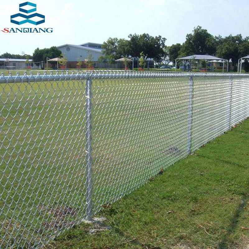 High security diamond shape used chain link fence panels ...
