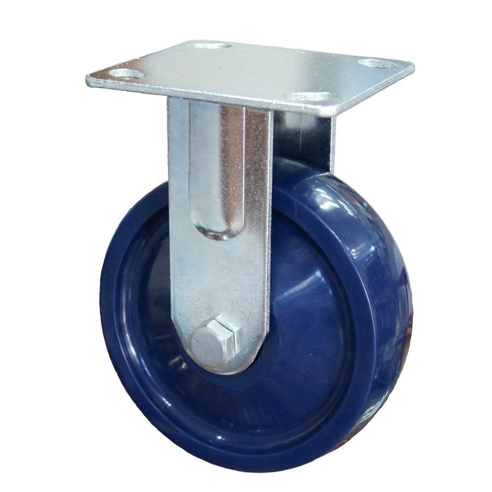 S-S Polyurethane Replacement PU Solid Caster Wheel 4 5 6 8 Inch with ...