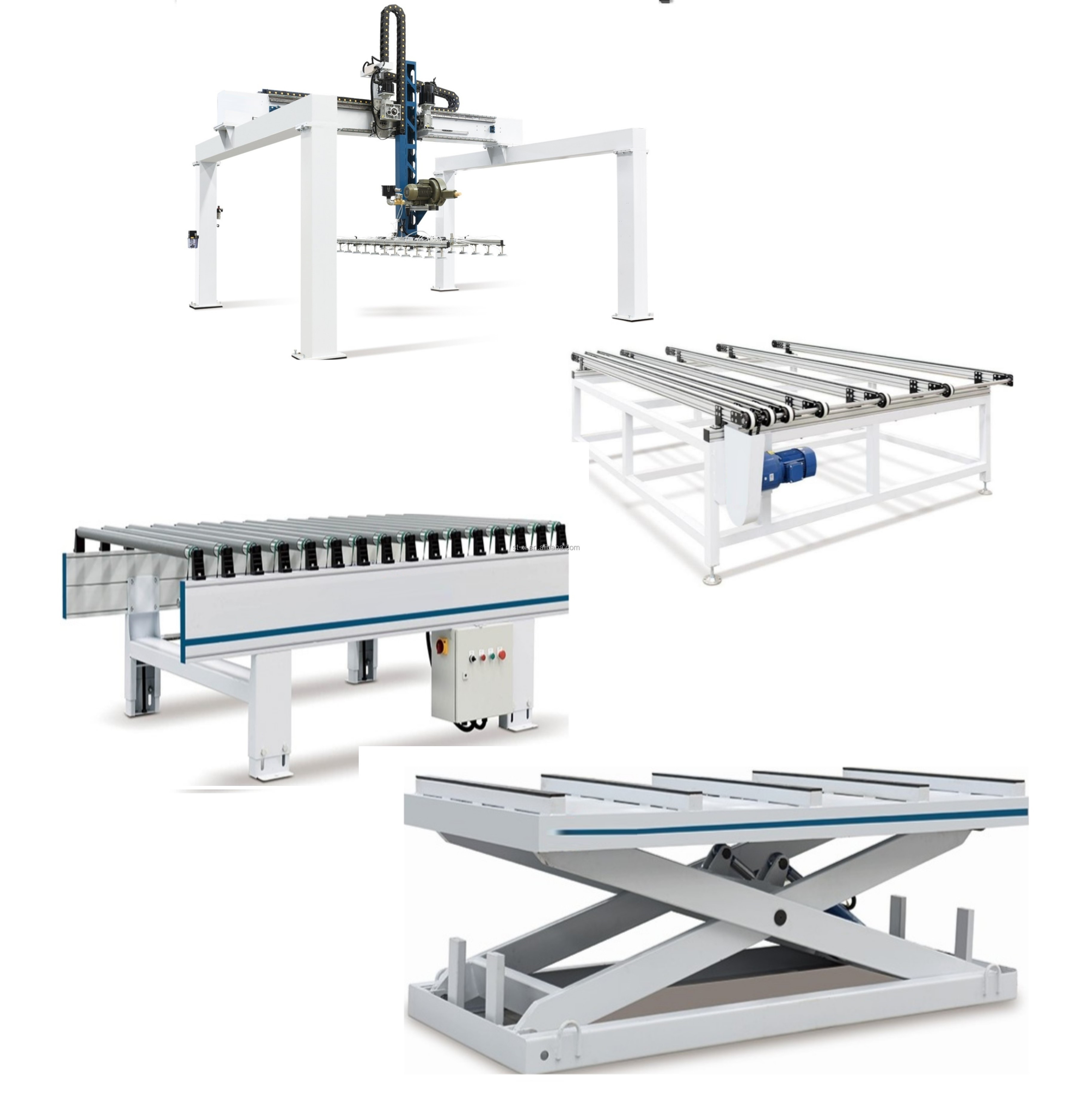 Automatic Loading Feeding Unloading Conveyor System Woodworking Roller Conveyor | Bestsuppliers.com