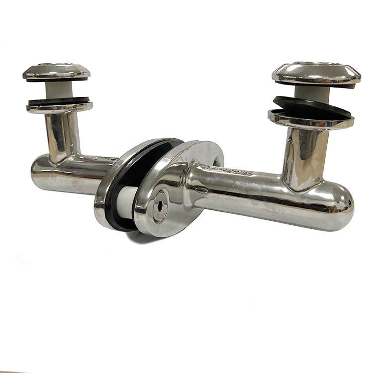 Casting Stainless Steel Glass Balcony Railing Tube Post Mounted Clamp ...