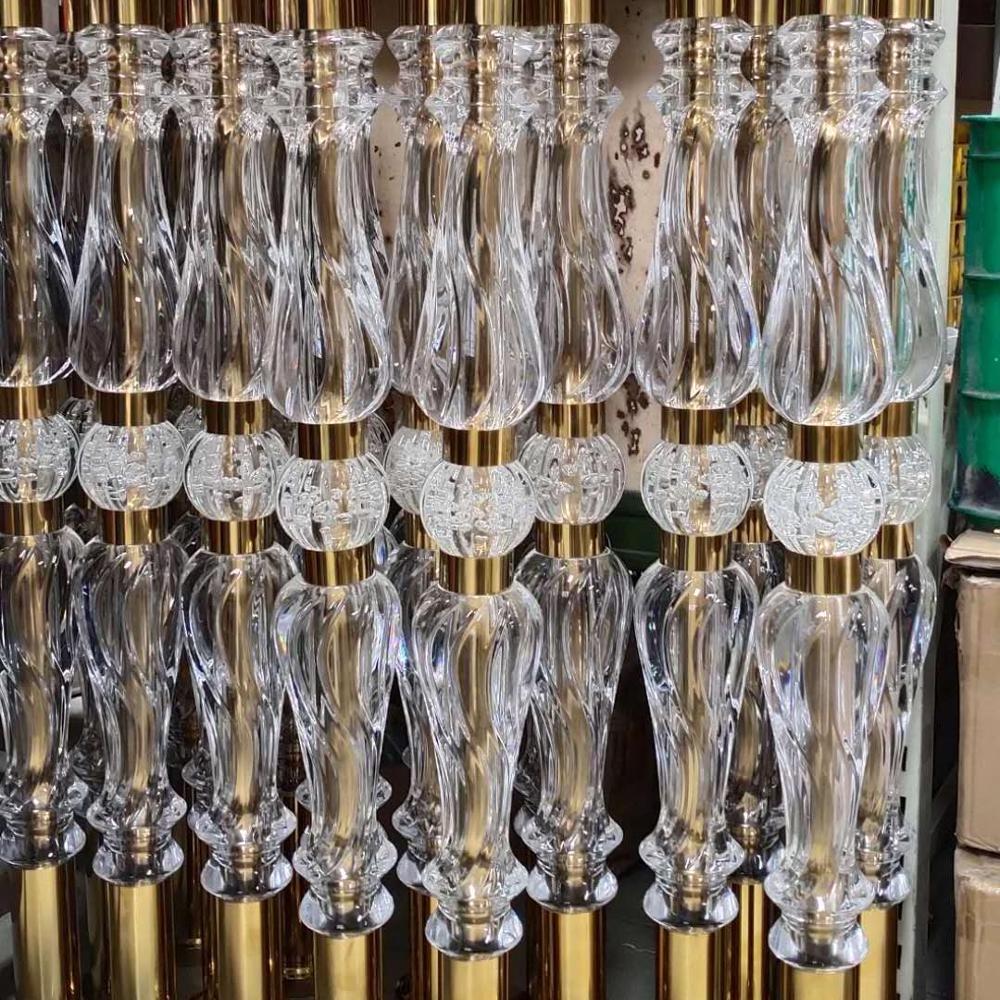 Foshan Pillar Clear Staircase Column Indoor Stair Design Crystal Modern ...