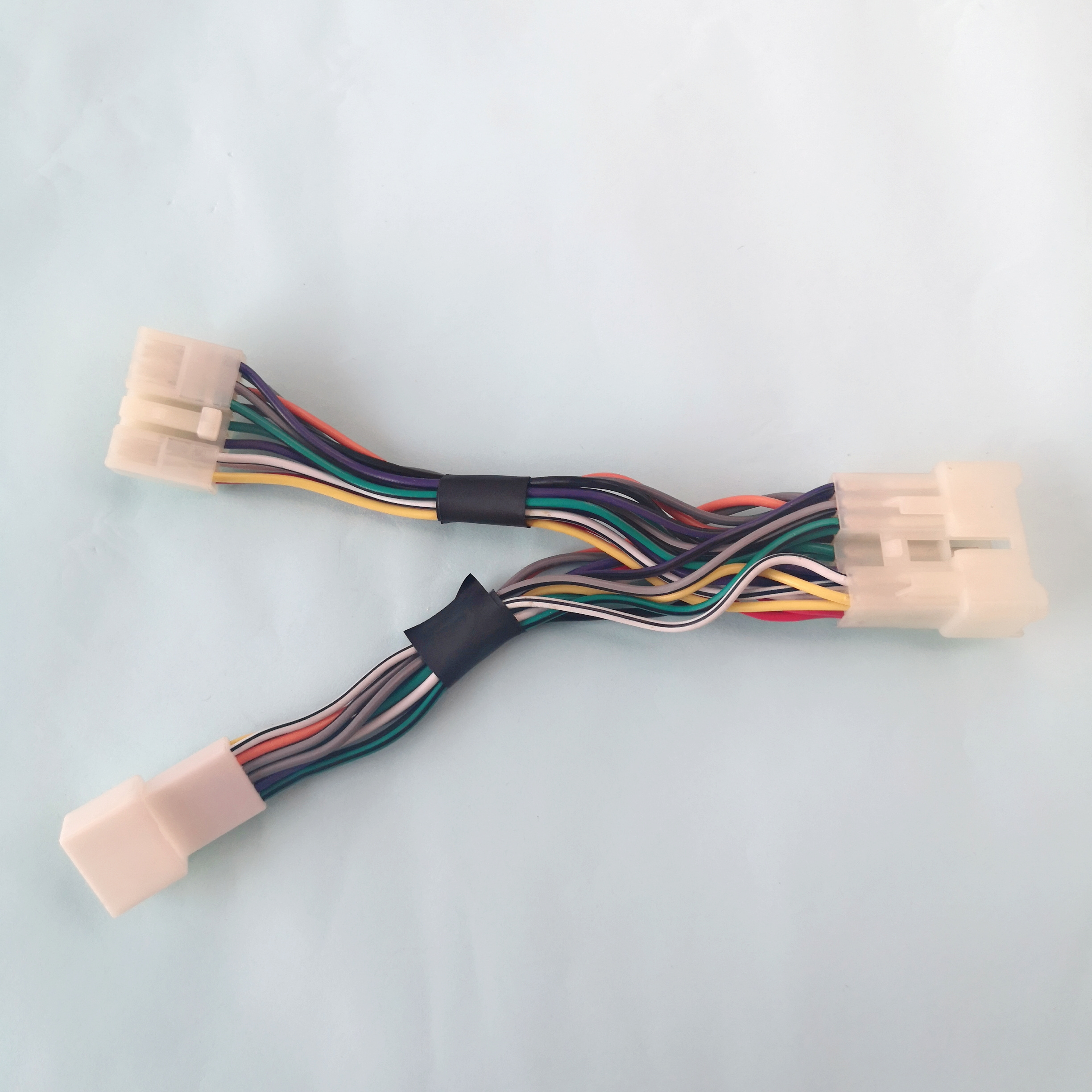 5+7 Pin to 12 Pin USB Port Adapter Y Splitter Cable Car Radio Wiring ...