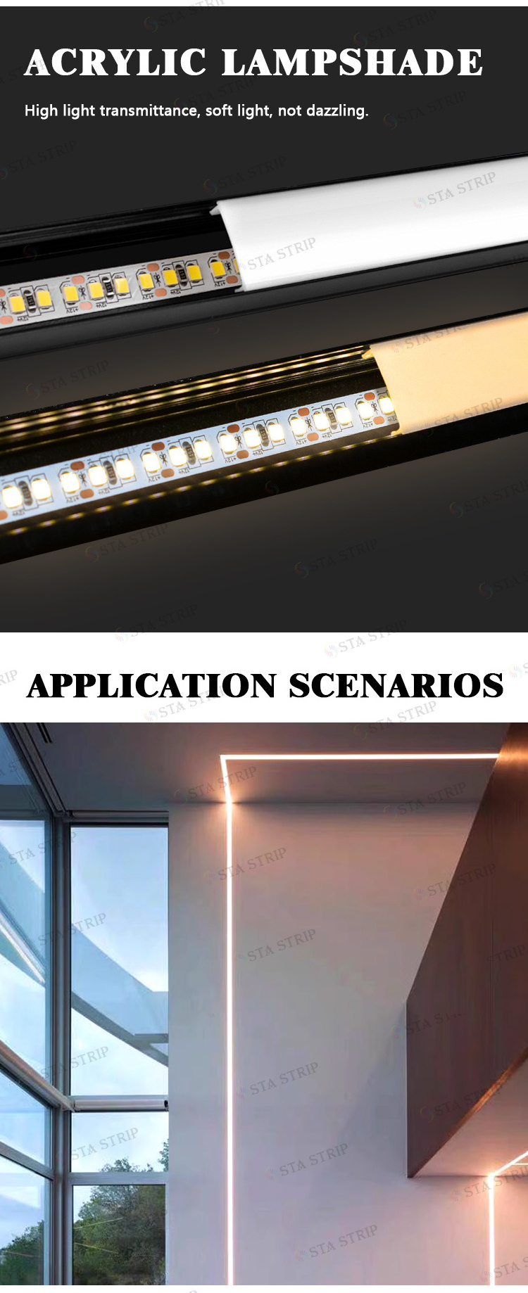 Trimless Decke Plaster Channel Perfil Aluminio De Led Strip Light Led ...