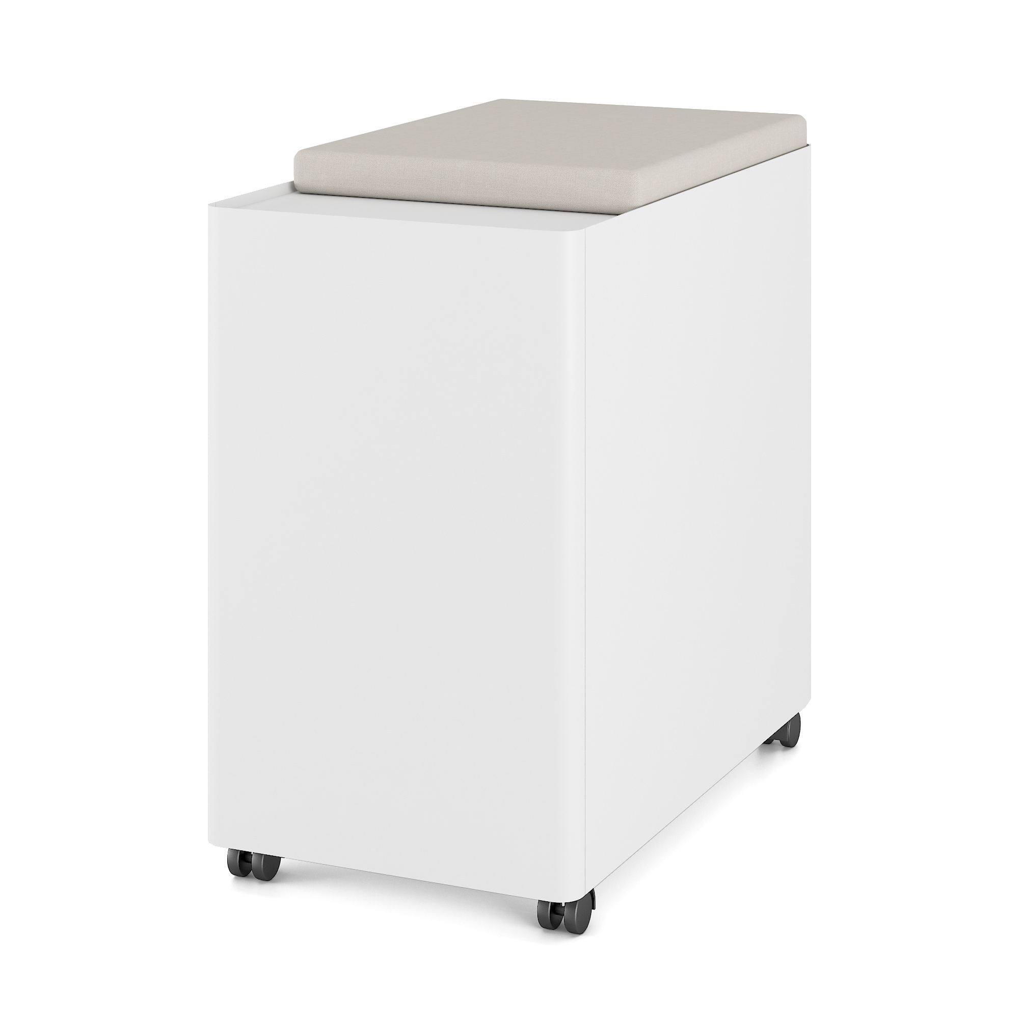 Compact Space Saving Mobile Home office document Storage 3 Drawer Metal ...