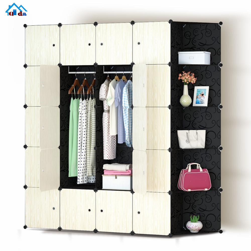 20 Storage Cube Organizer Wardrobe Modular Closet Plastic Cabinet Cubby ...