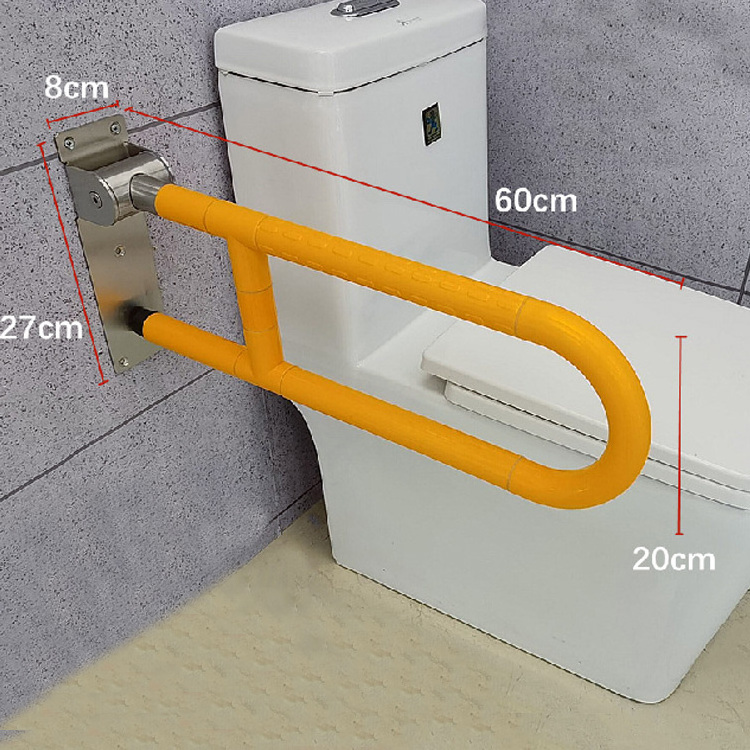 Stainless steel bathroom toilet grab rails handrail handicap safety ...