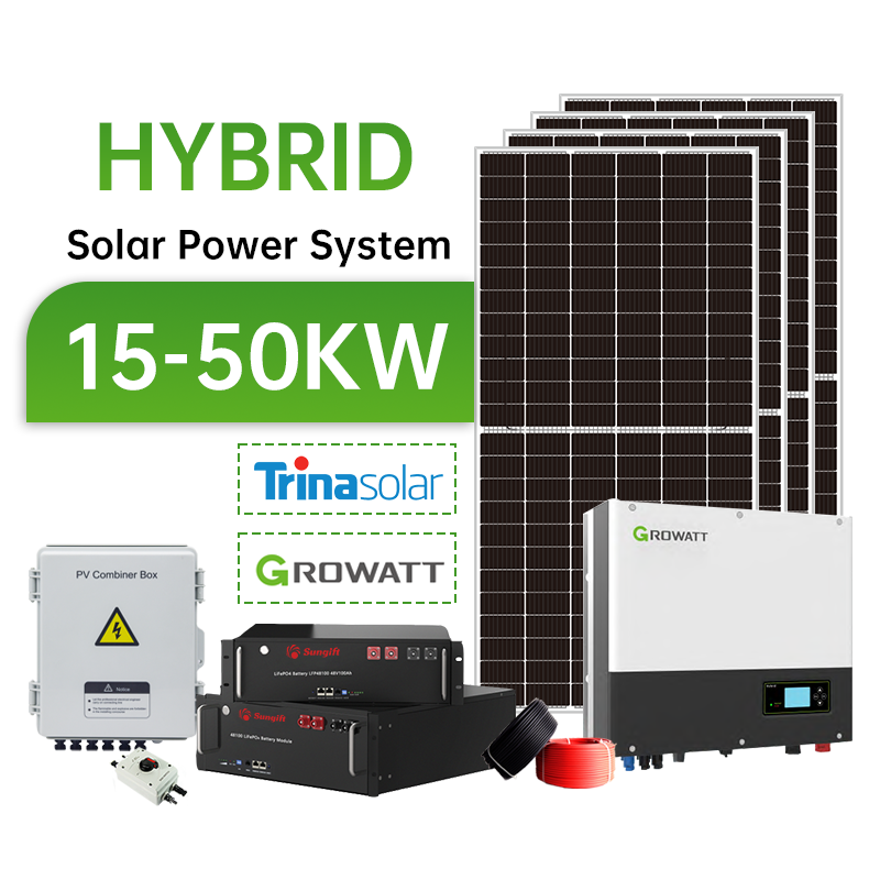solar panel kit with battery and inverter 20kw 30kw 40kw 50kw panel ...