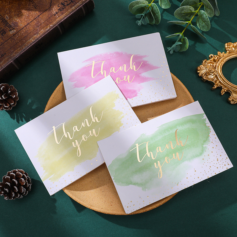 Wholesale Custom LOGO Craft Paper Blank Design Greeting Thank You Card Gift Notes Cards BestSuppliers