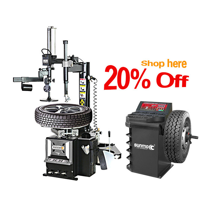 Sunmo Wheel Balancing Car Tyre Changer Used in Car Tire Workshop ...