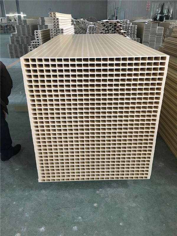 Waterproof wood plastic composite extrusion Hollow Core WPC Door panel ...