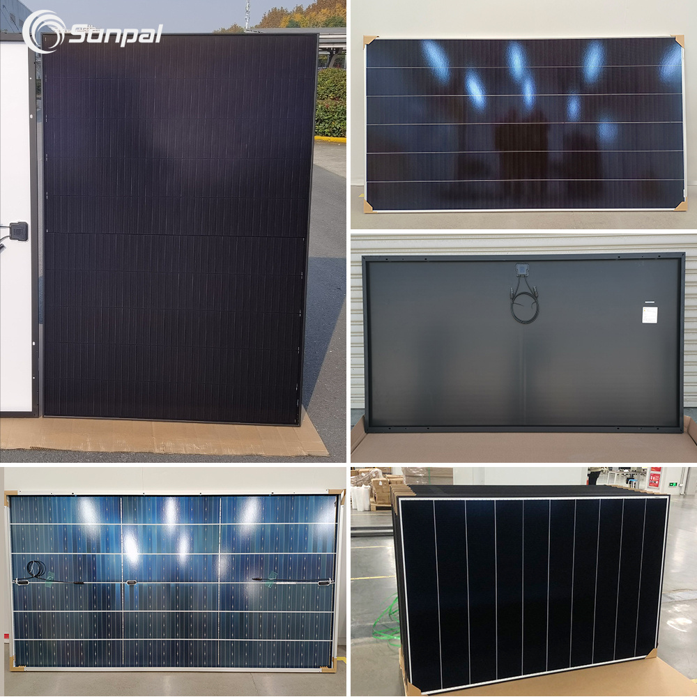 Sunpal Solar Pv Module Full Black 420W 425W 430W Shingled Panel ...