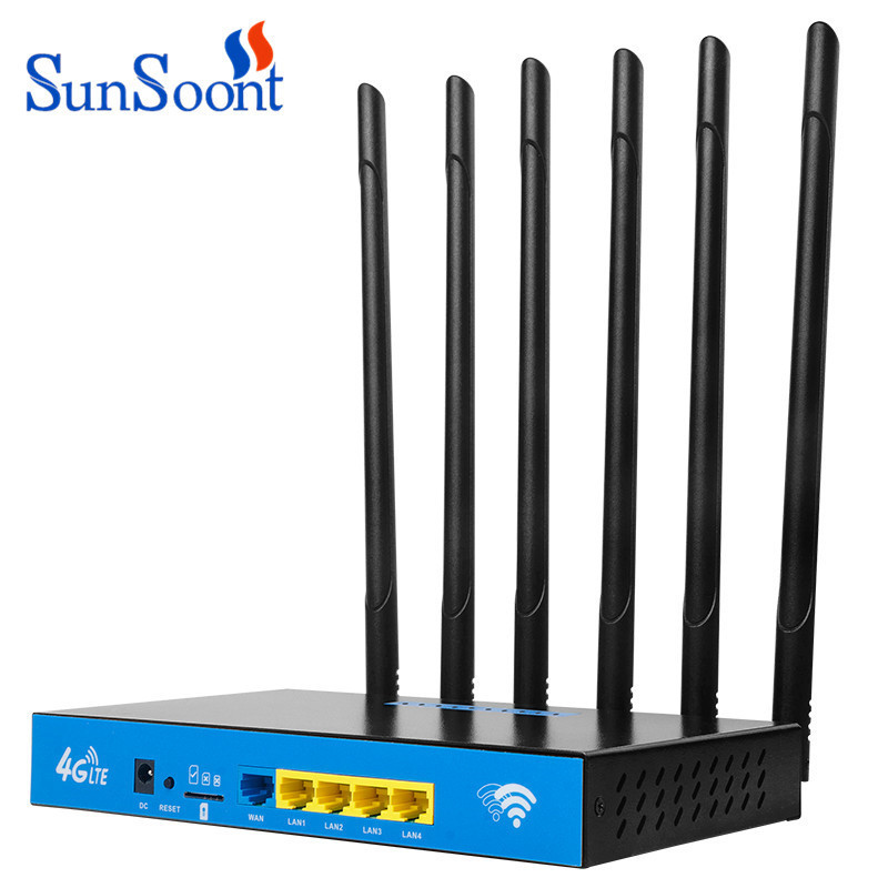 Sunsoont OEM/ODM indoor 4g router factory price 1200 mbps 4g router ...