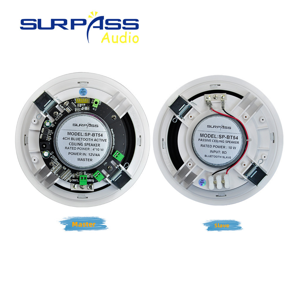 Surpass active Bluetooth ceiling speaker wall mounted audio speaker ...