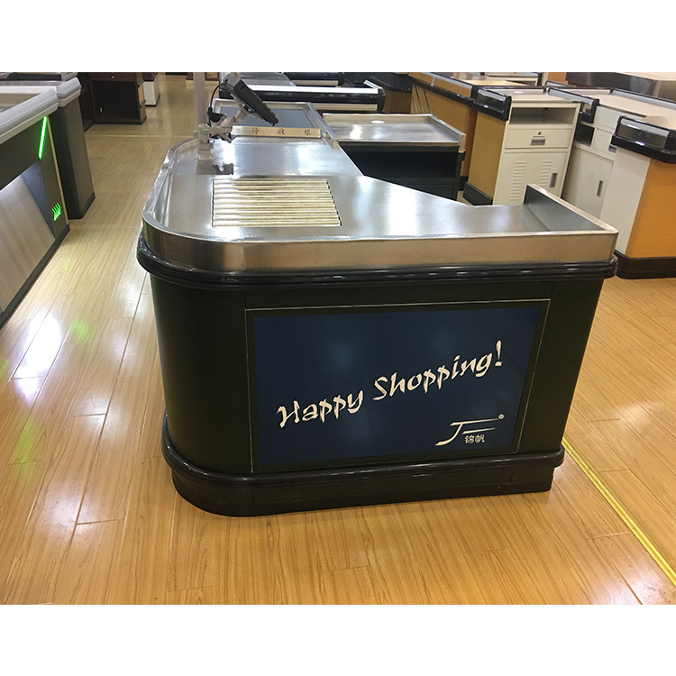 Oem Odm Steel Retail Supermarket Cashier Desk Convenience Store ...
