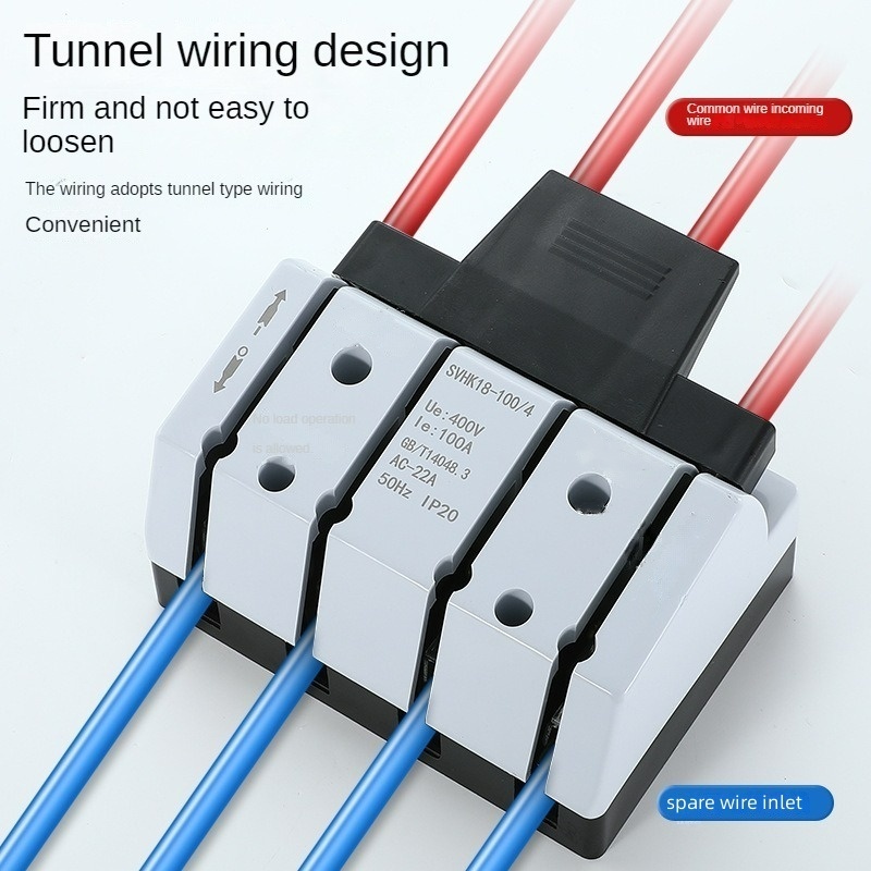 63A 400VElectrical cover photovoltaic switch electric isolation copper ...