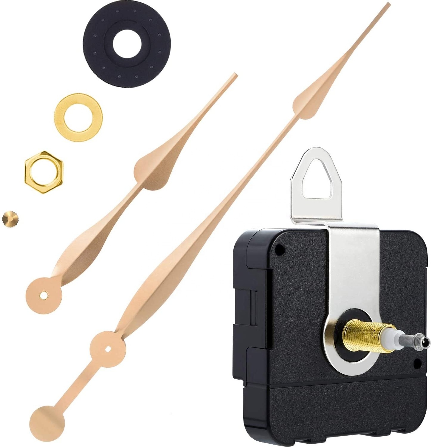 Home Clock DIY Quartz Clock Movement Kit Torque Long Shaft Clock ...