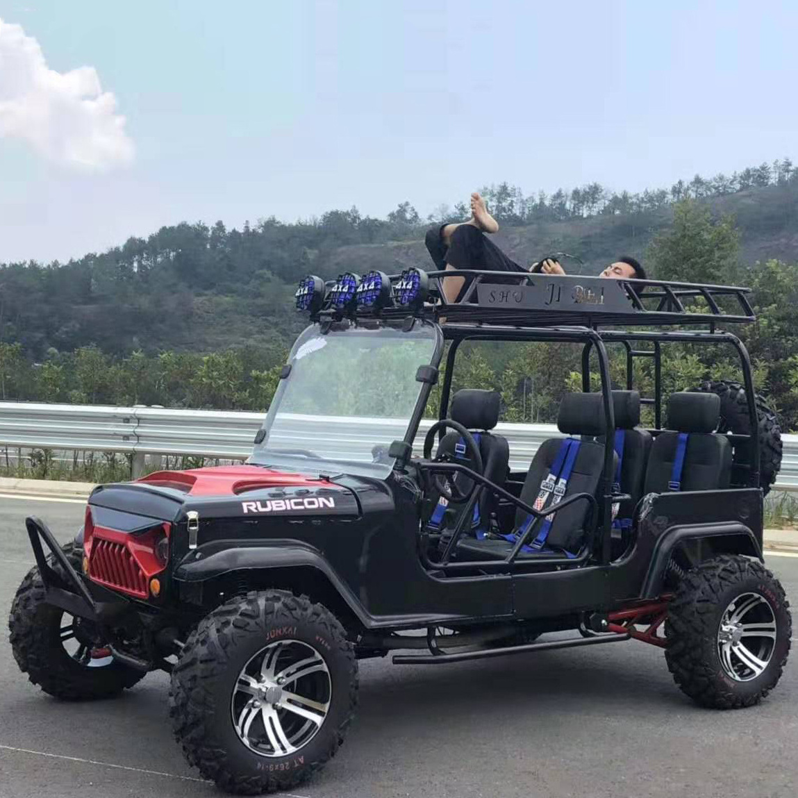 5000W Electric adult four-wheel four-seat off-road all-terrain vehicle ...
