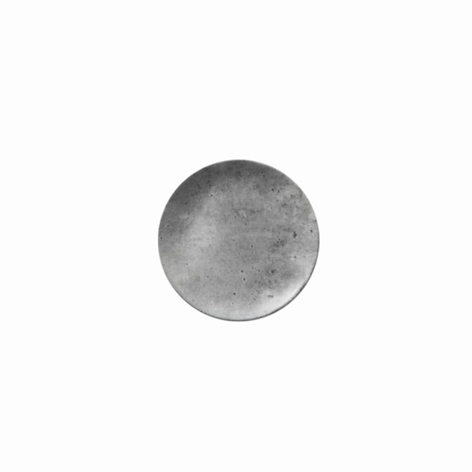 JC Ceramic White Pearl Brass Copper Cement Concrete Charger Plates For ...