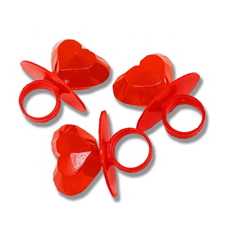 Lip and heart shape ring candy lollipop customize middle finger candy ...